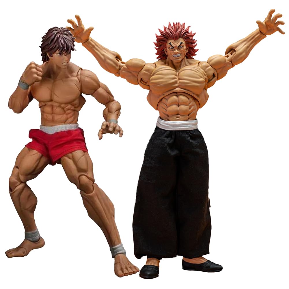 Amazon.com: QAHEART Hanma/Hanma Yujiro Figurine Muscle Man Fighting ...
