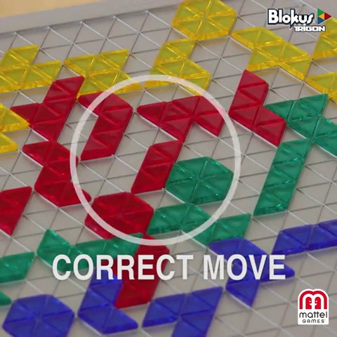 Mattel Games Blokus Trigon Board Game, Family Game for Kids and Adults ...