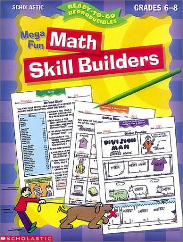 Amazon.com: Mega Fun Math Skill Builders, Grades 6-8: Ready-To-Go ...