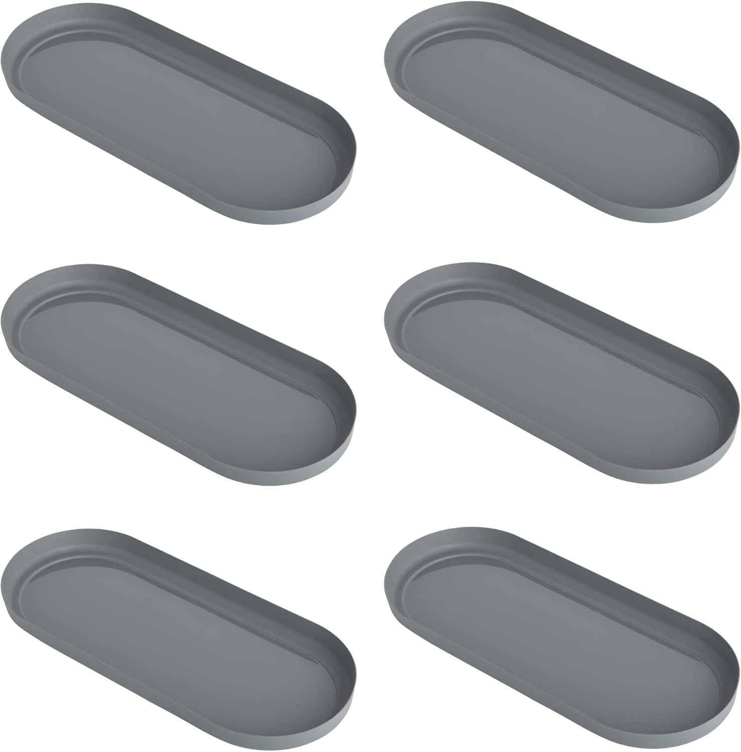Clever Pots Plant Pot Tray, 6x Plant Tray for 60cm Trough, Indoor and ...