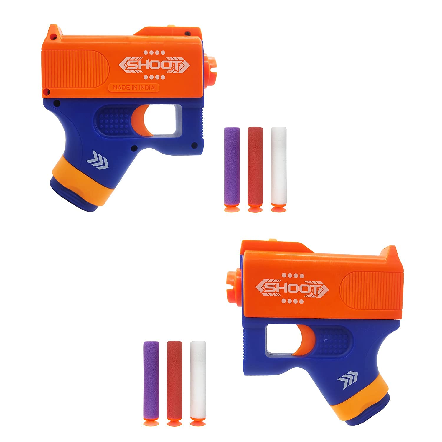 Radhakrishna General Stores Toy Soft Bullet Gun With 8 Foam ...
