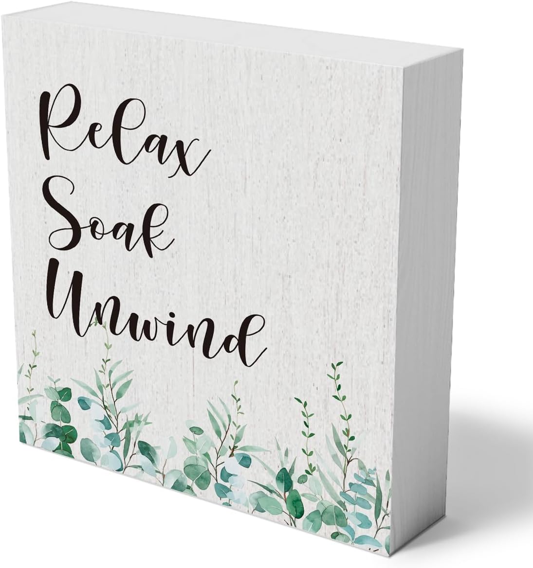 Amazon.com : Inspirational Wood Box Sign Farmhouse Wood Box Decor Sign ...