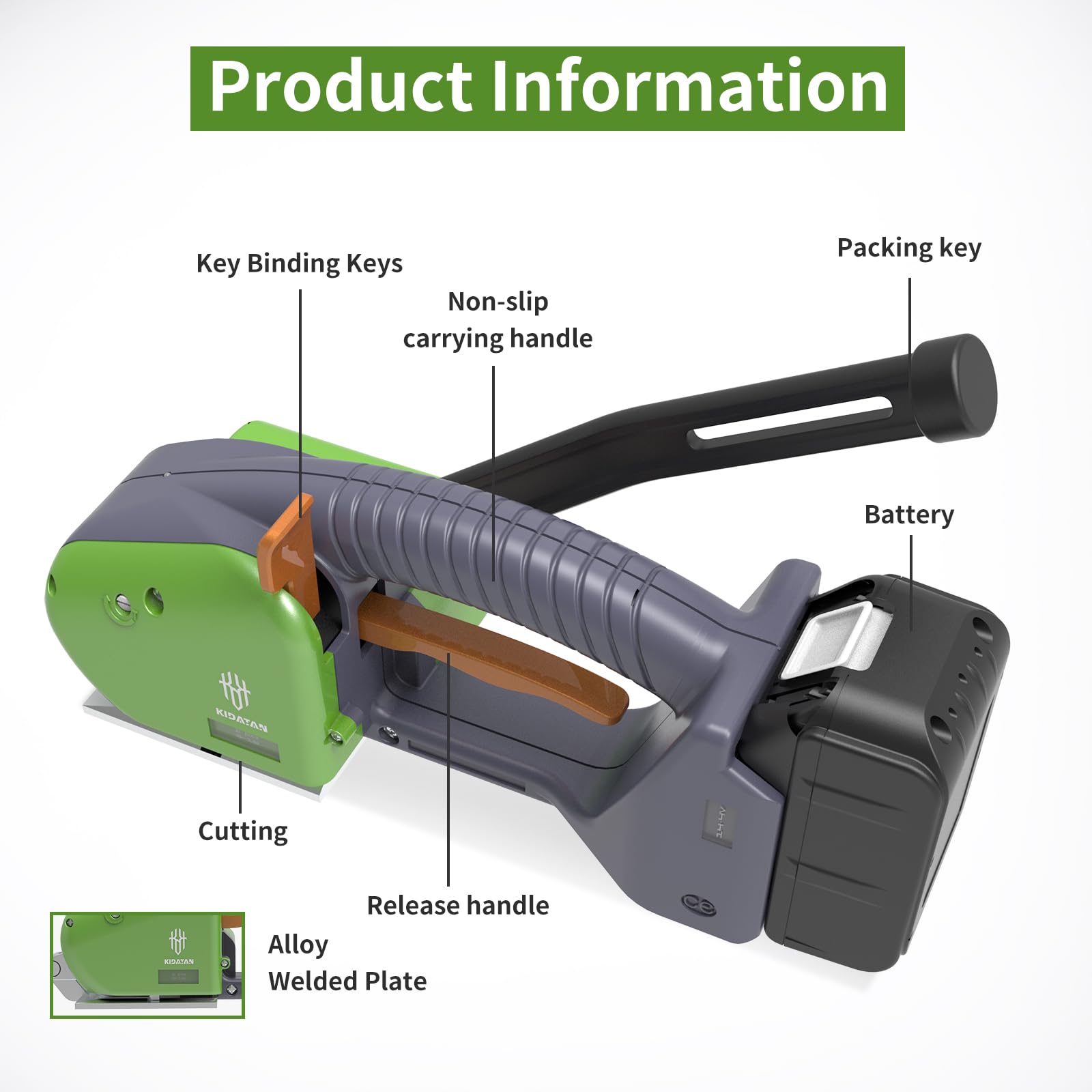 Snapklik.com : Electric Strapping Tool Packaging Strapping Machine No ...