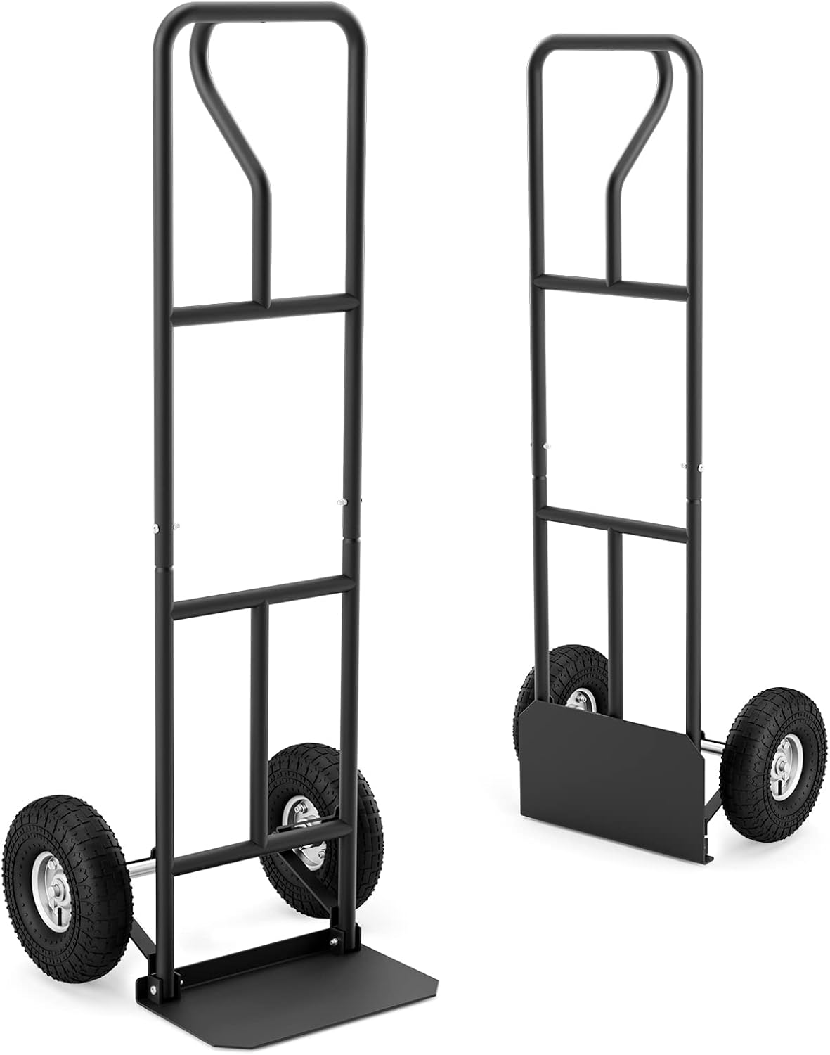 Goplus Hand Truck P Handle Hand Truck Dolly W Vertical Loop Handle 10