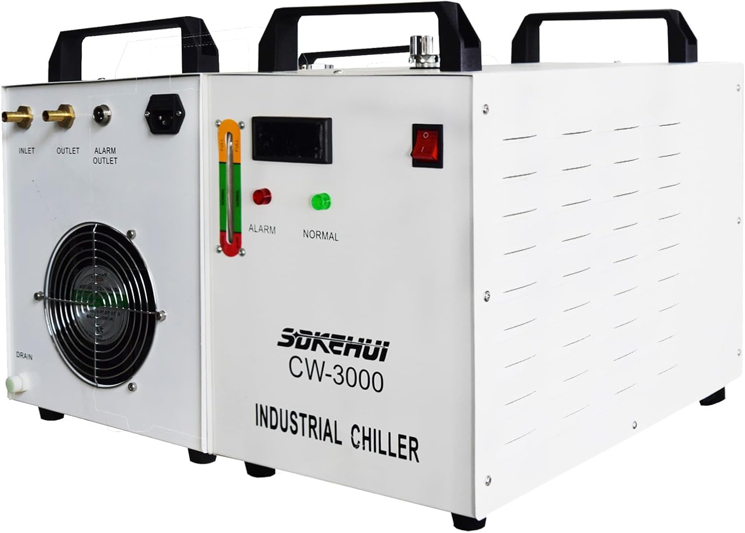 Industrial Water Chiller, CW-3000, for 50W 60W 80W 100W 130W CO2 Laser ...