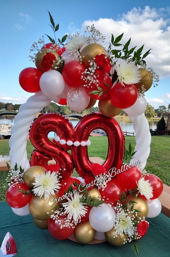 Snapklik.com : Red Number 8 Balloon 40 Inch, 8th Birthday Party ...