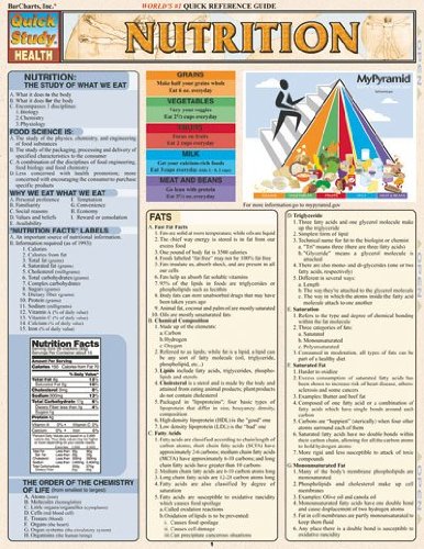 Nutrition (Quick Study Health): BarCharts, Inc.: 9781572229532: Amazon ...