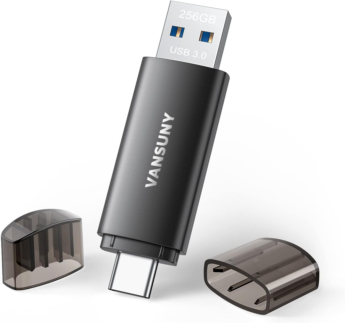 Vansuny USB C Flash Drive 256GB Dual USB 3.0 Drive Type C and USB Drive ...