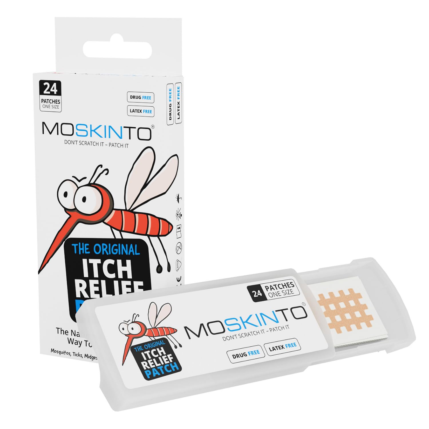 Buy MoskintoAfter-Bite Mosquito Itch Patch, Instant Effect, Reduces ...