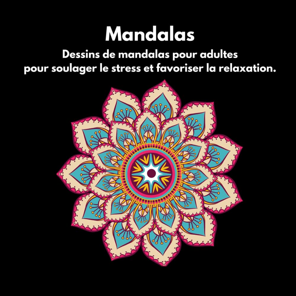 Amazon.com: 50 Coloriages Mandalas: Coloriage de mandalas pour adultes ...
