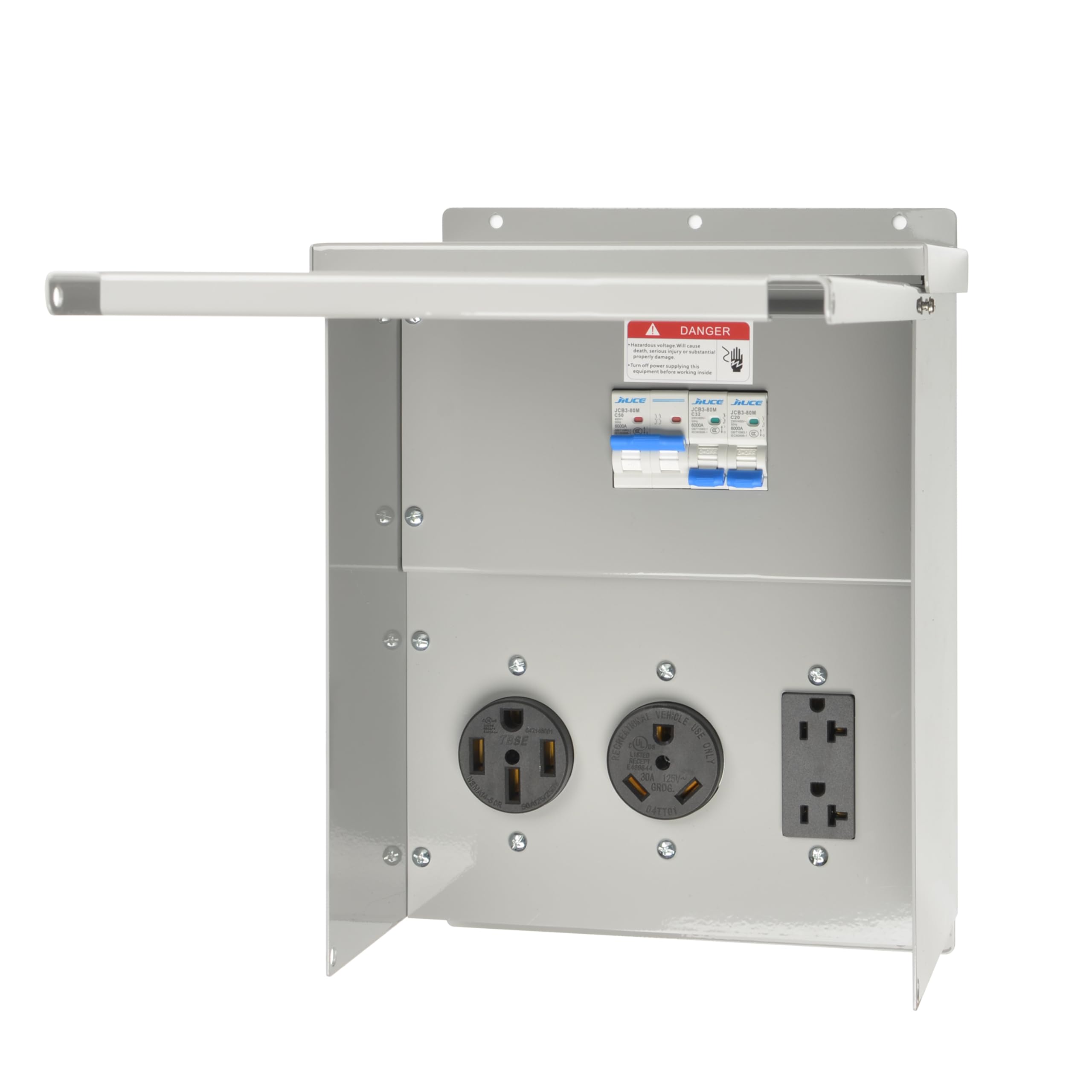 Snapklik.com : Temporary Power Outlet Panel, Weatherproof RV Electrical ...