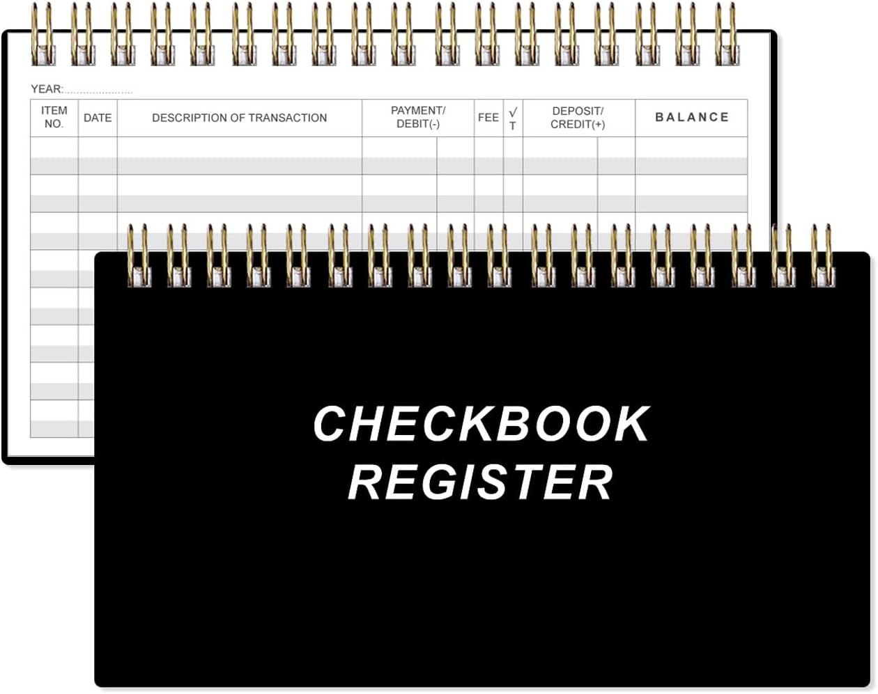 Amazon.com : Check Registers for Personal Checkbook - A6 Blank Ledger ...