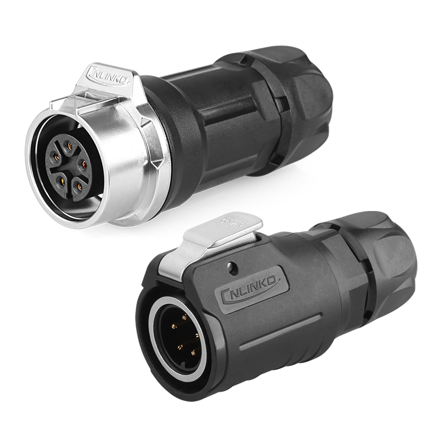 Snapklik.com : LP-16 5 PIN Industrial Waterproof Connector, IP68 ...