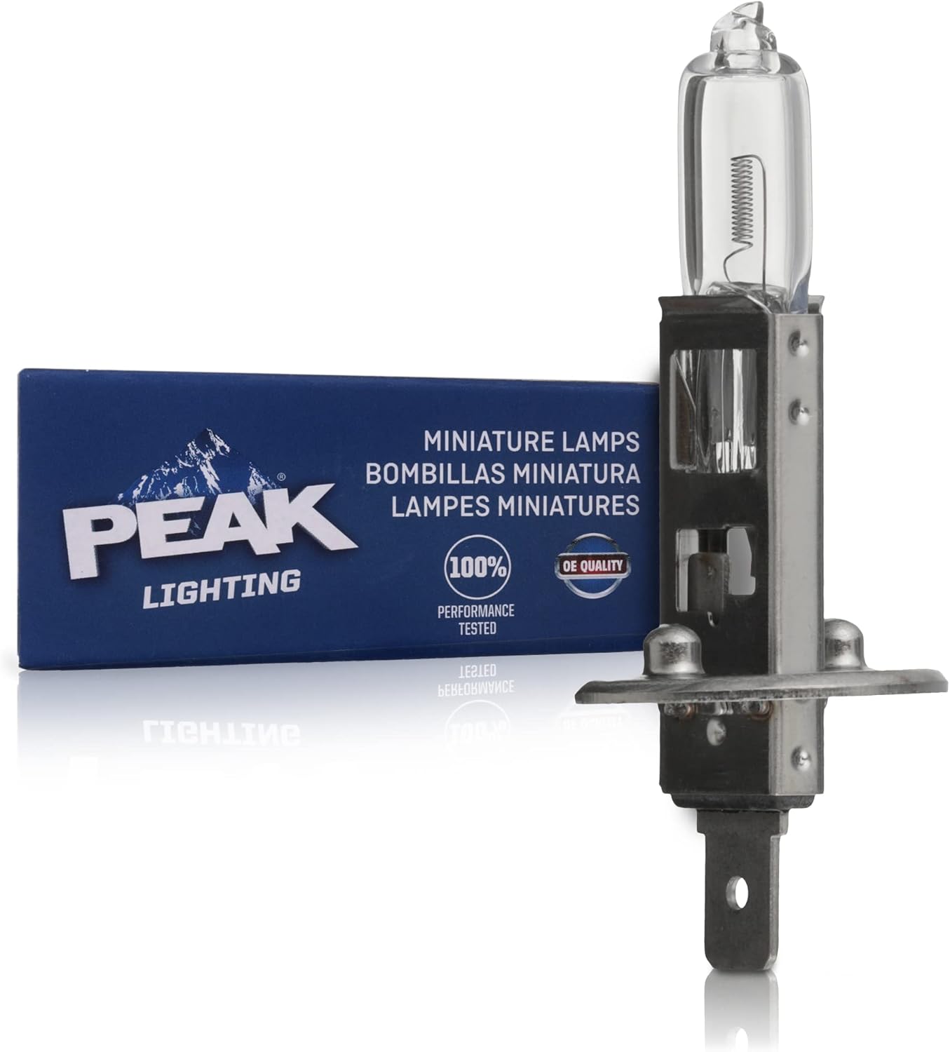 Amazon.com: PEAK H1 OE Standard Halogen Replacement Headlight Bulb ...