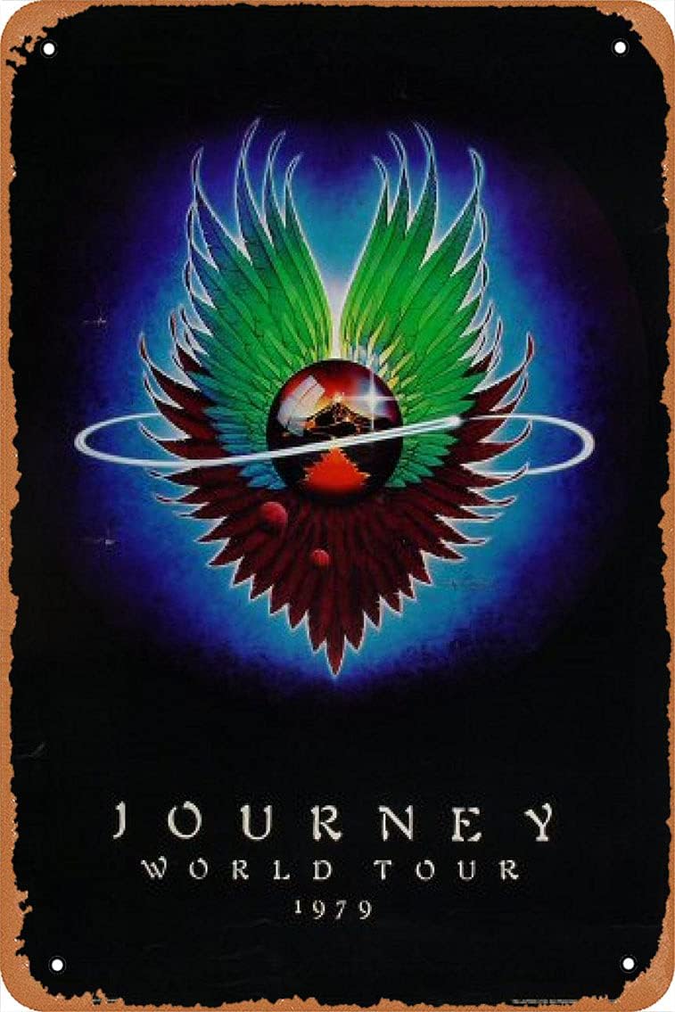 Amazon.com: Muzuputs Journey Poster 12 X 8 Inches Vintage Retro Metal ...