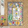 Amazon.com: CHILLGEN Custom Composition Notebook Classroom Rugs for ...