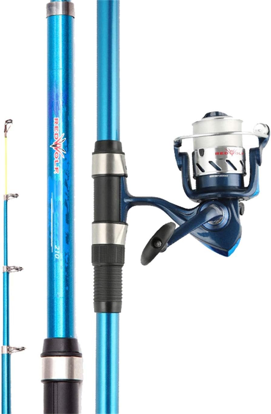 YUSHRO Canne À Pêche Télescopique, Puissant Pôle Carbone avec Spinning ...