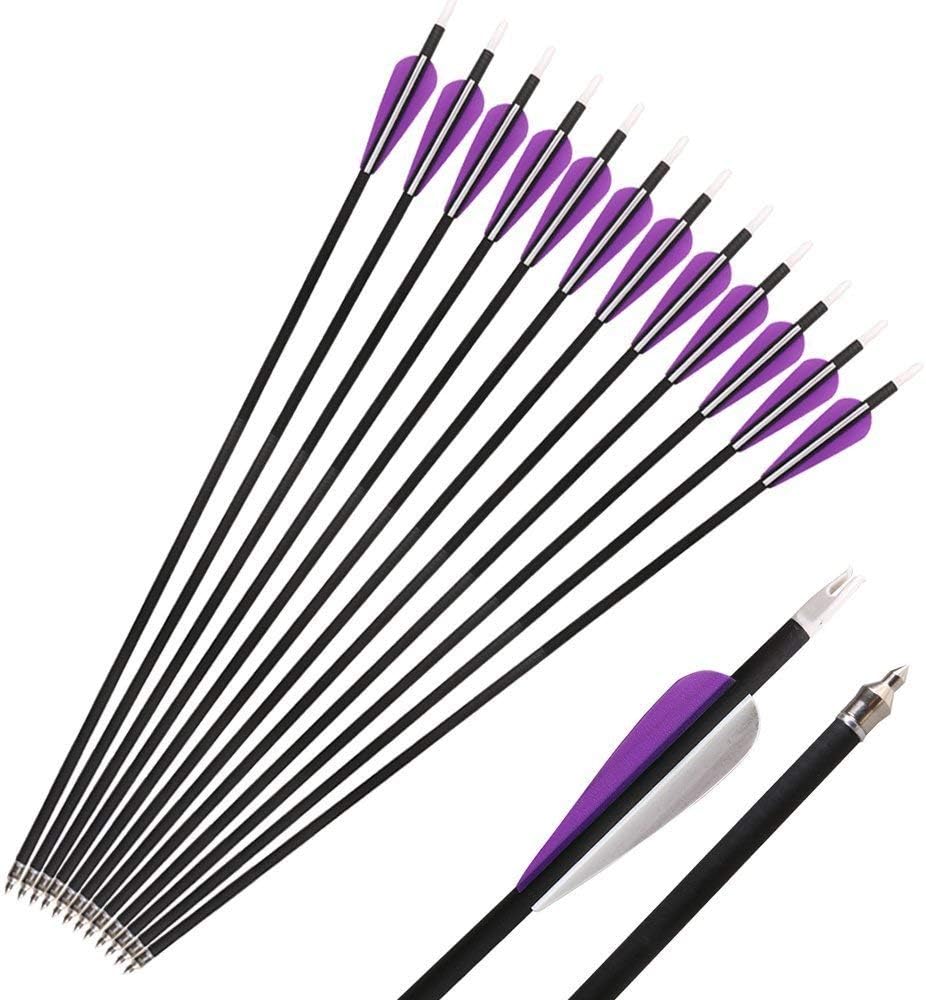 TOPARCHERY Arrowheads Broadheads: 6 Arrowheads 3D Arrowheads Hunting ...