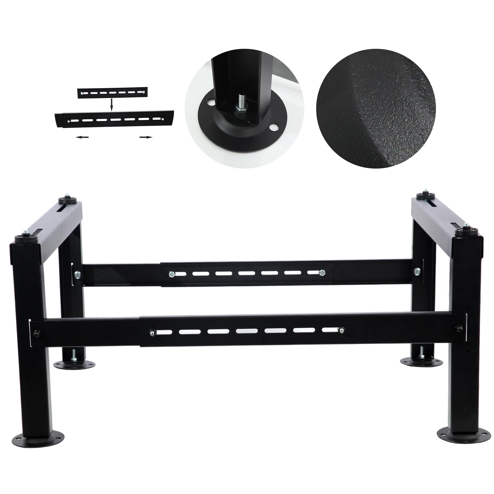 Snapklik.com : Upgraded Frosted Mini Split Ground Stand For 9000-60000 ...