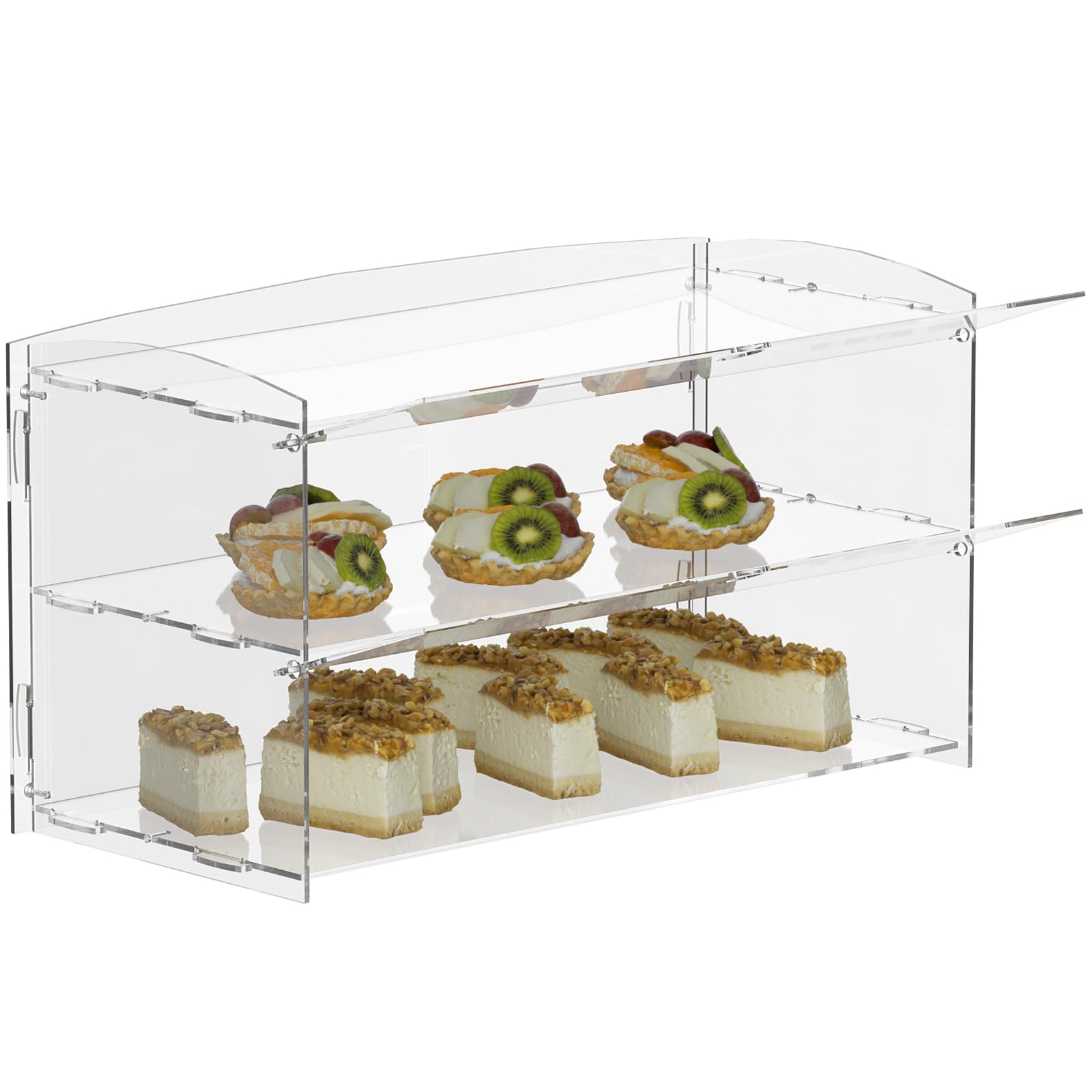 Amazon.com: Acrylic Bakery Display Case,Acrylic Pastry Display Case ...