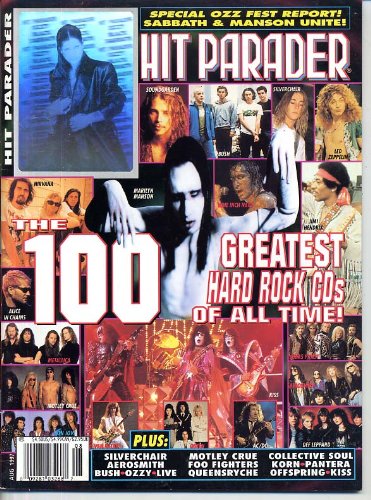 Buy Hit Parader Magazine 100 GREATEST HARD ROCK CDs Led Zeppelin ...