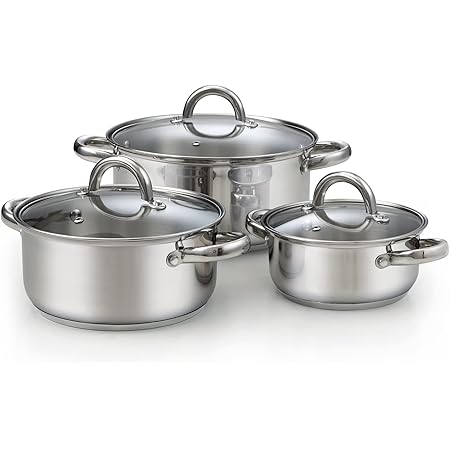 Amazon.com: David Burke Splendor Series Heavy Gauge Stainless Steel 9.5 ...