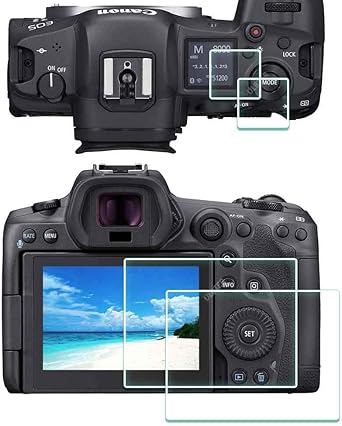 ULBTER Screen Protector for Canon EOS R5 + Top Screen Protector [2 ...