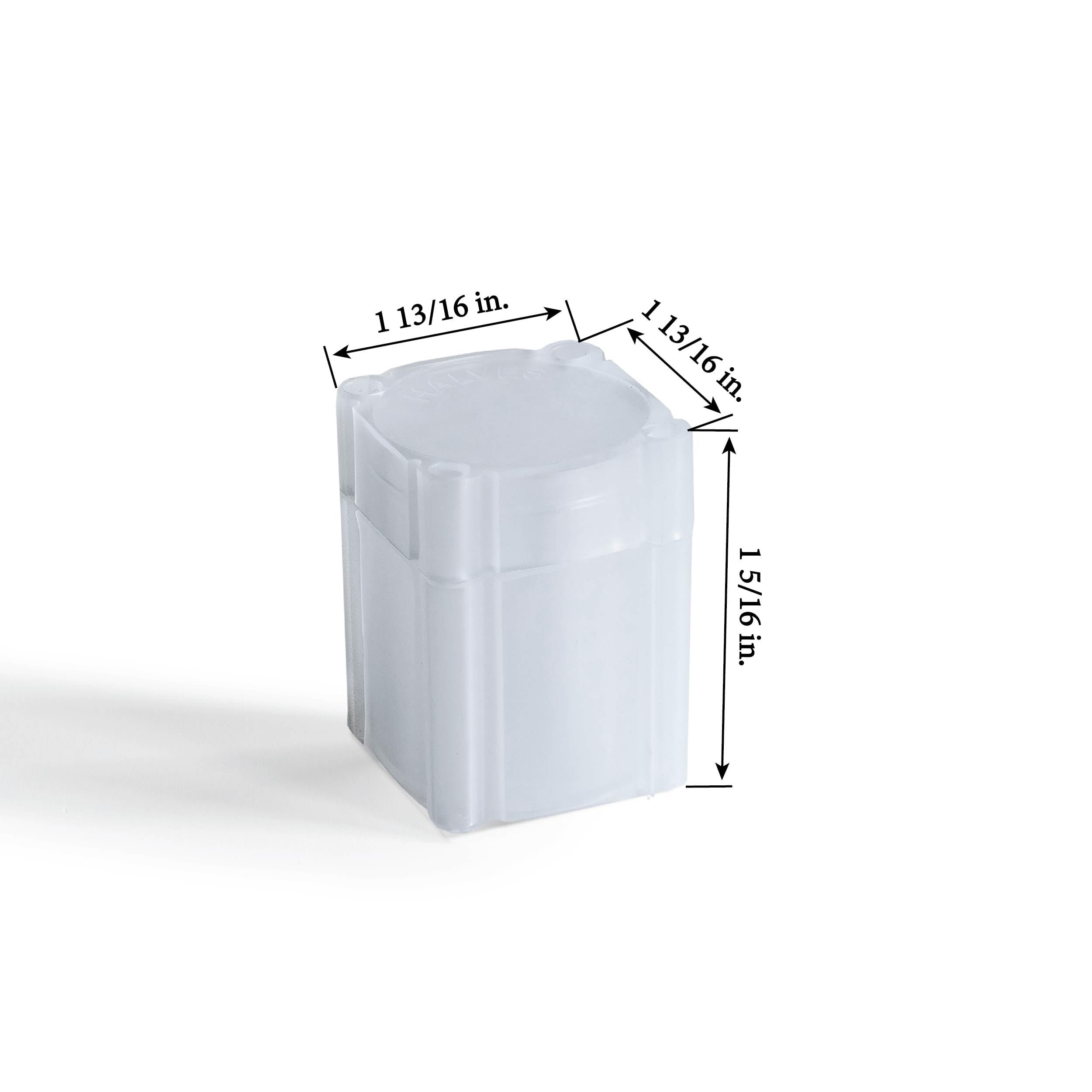 Snapklik.com : LIGHTHOUSE - Square Coin Tubes - Convenient Push Top