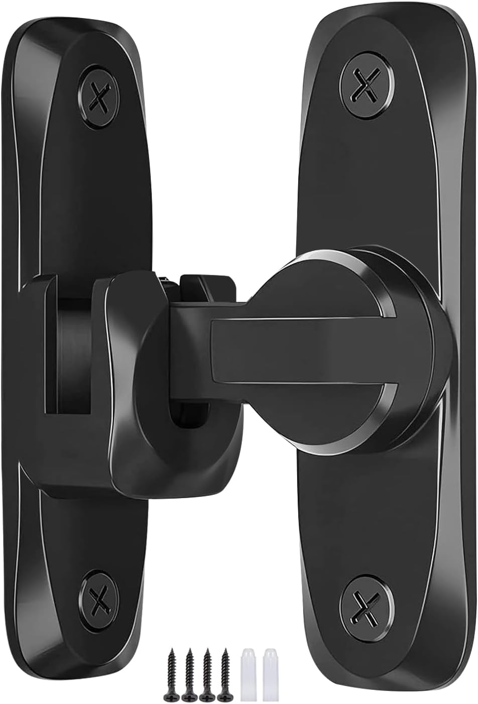 Barn Door Lock, 90/180 Degree Gate Latches, Zinc Alloy Right Angle Door ...