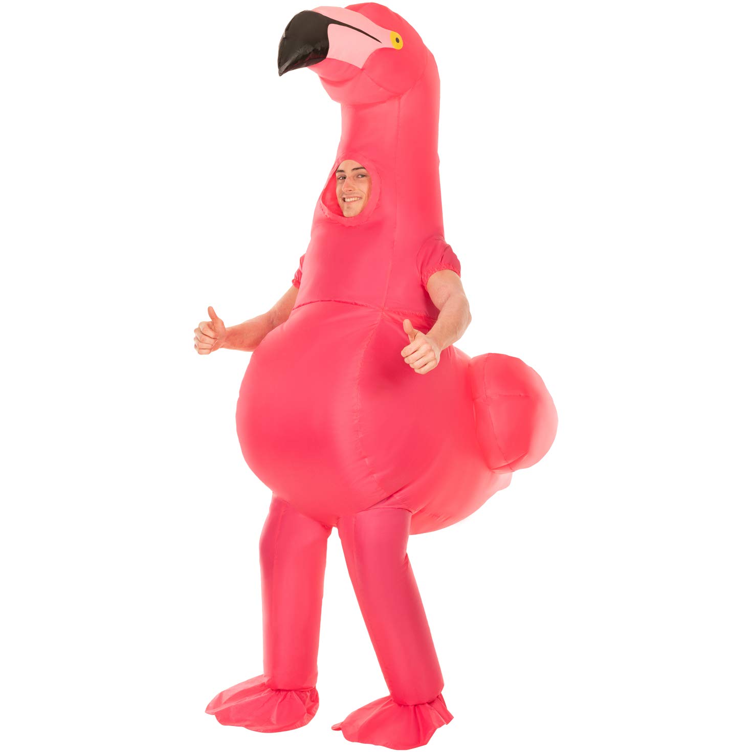 Amazon.com: Morph Inflatable Flamingo Costume Adult, Flamingo ...