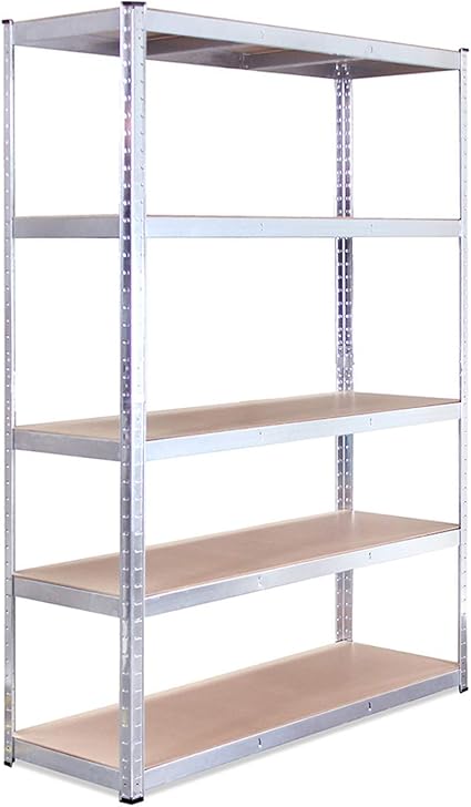 G-Rack Garage Shelving Unit: 180cm x 120cm x 45cm | Single bay, Grey 5 ...