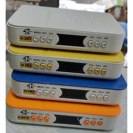 DDH 4K Free Dish Set Top Box Receiver Free to Air for(DTH-MPEG2) Media ...