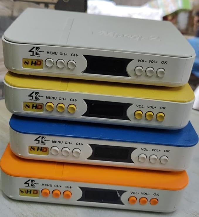 DDH 4K Free Dish Set Top Box Receiver Free to Air for(DTH-MPEG2) Media ...