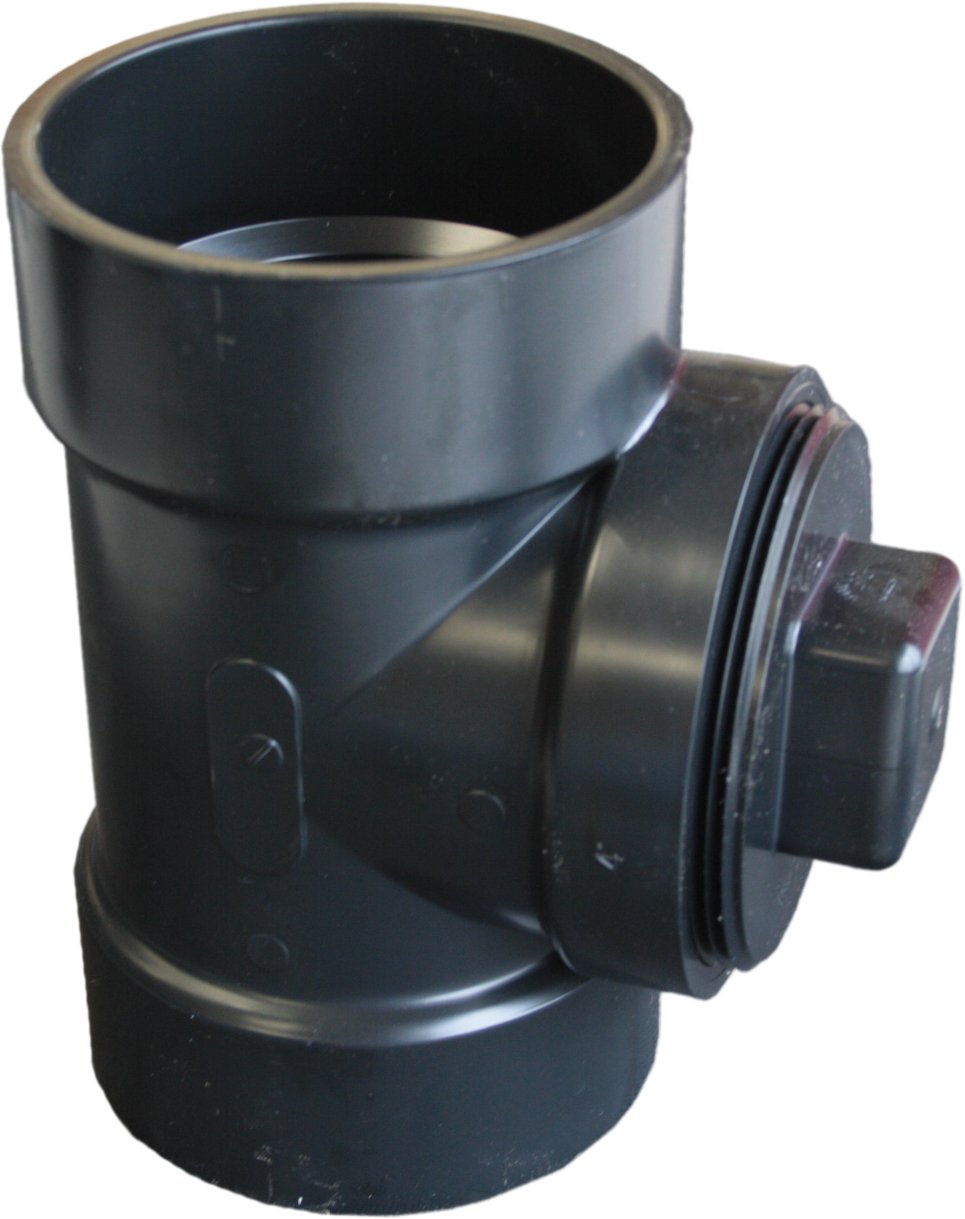 3" DWV ABS Clean Out Tee with Plug : Amazon.in: Industrial & Scientific
