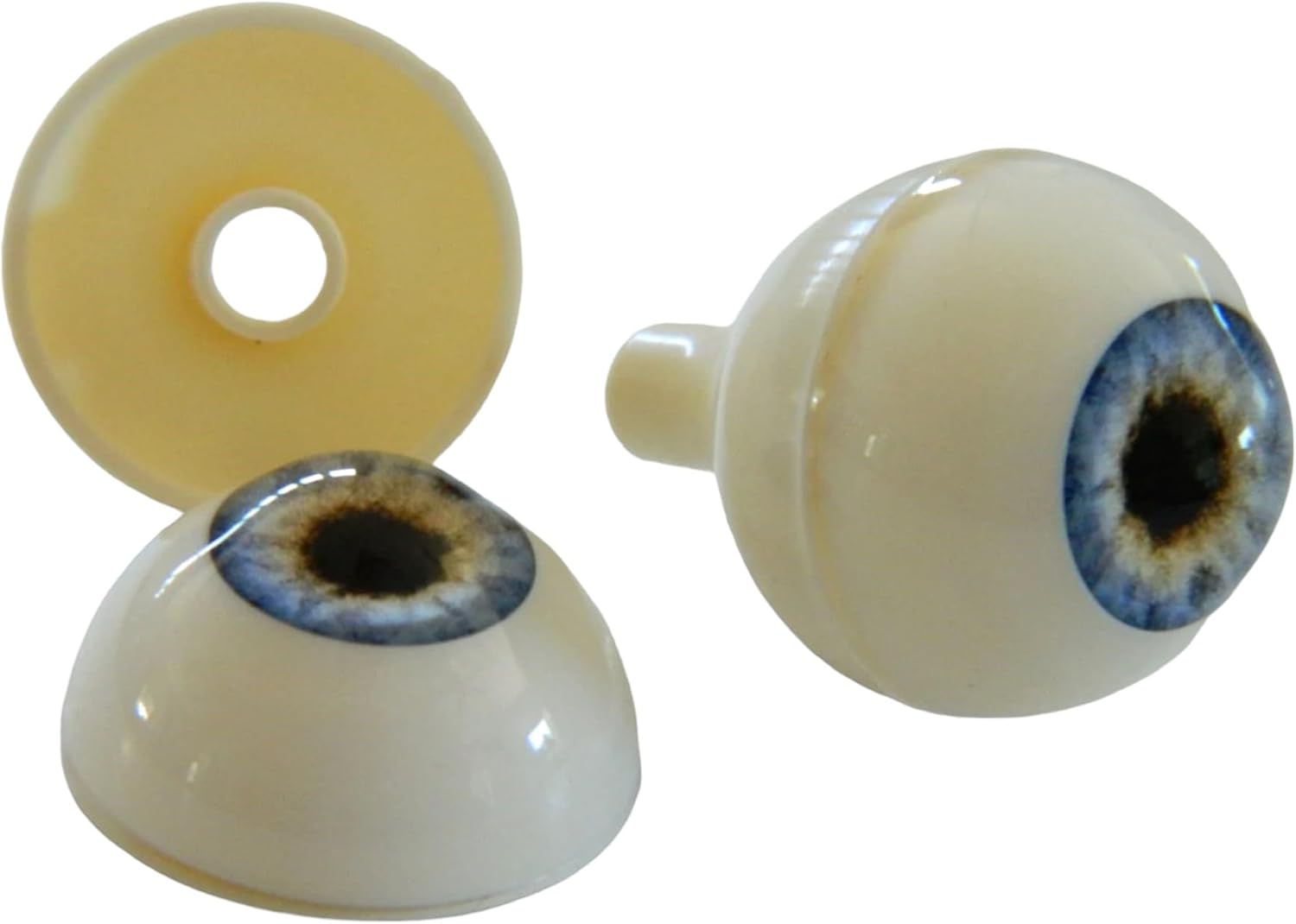 Amazon.com: Pair of Realistic Acrylic Full Round Life Size Eyes for ...