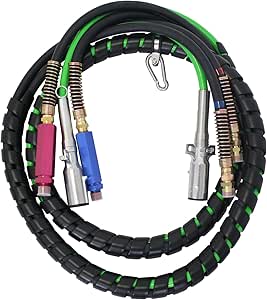 Amazon.com: Semi Trailer Air Line Hose Electric Cable 3 in 1 Kit ABS ...