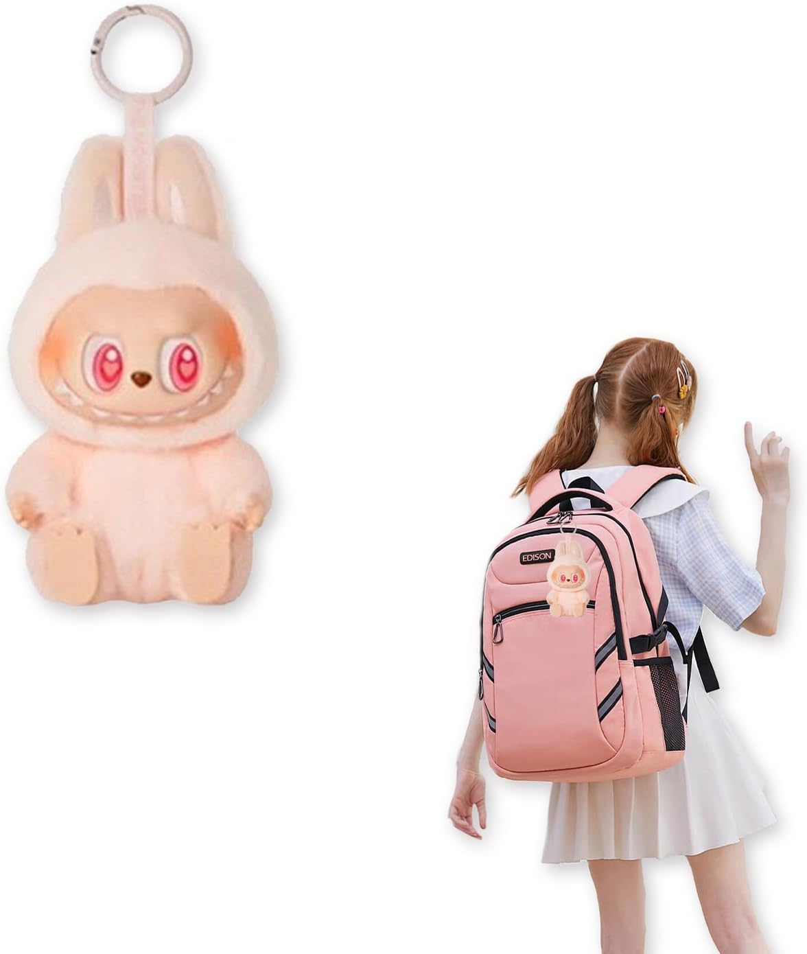 Buy Xiujuers Labubu Popmart Plush rosa Online Peru | Ubuy