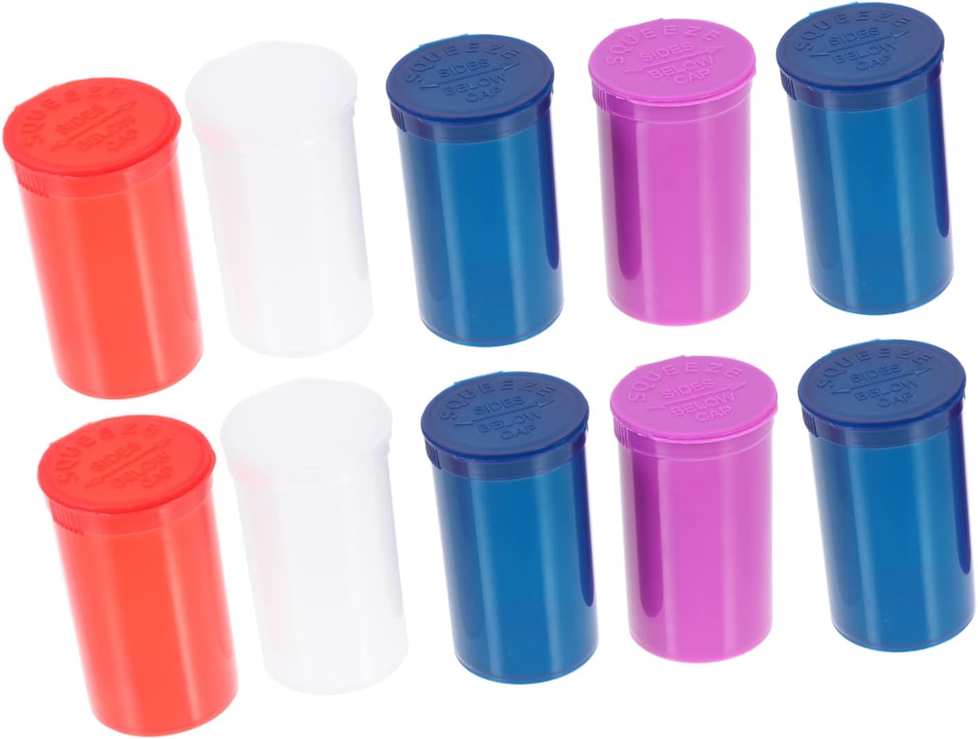 Amazon.com: Hemoton 10pcs Medicine Box Storage Tube Mini Plastic ...