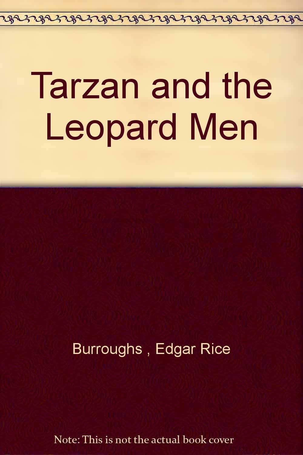 Tarzan and the Leopard Men: Amazon.co.uk: Books