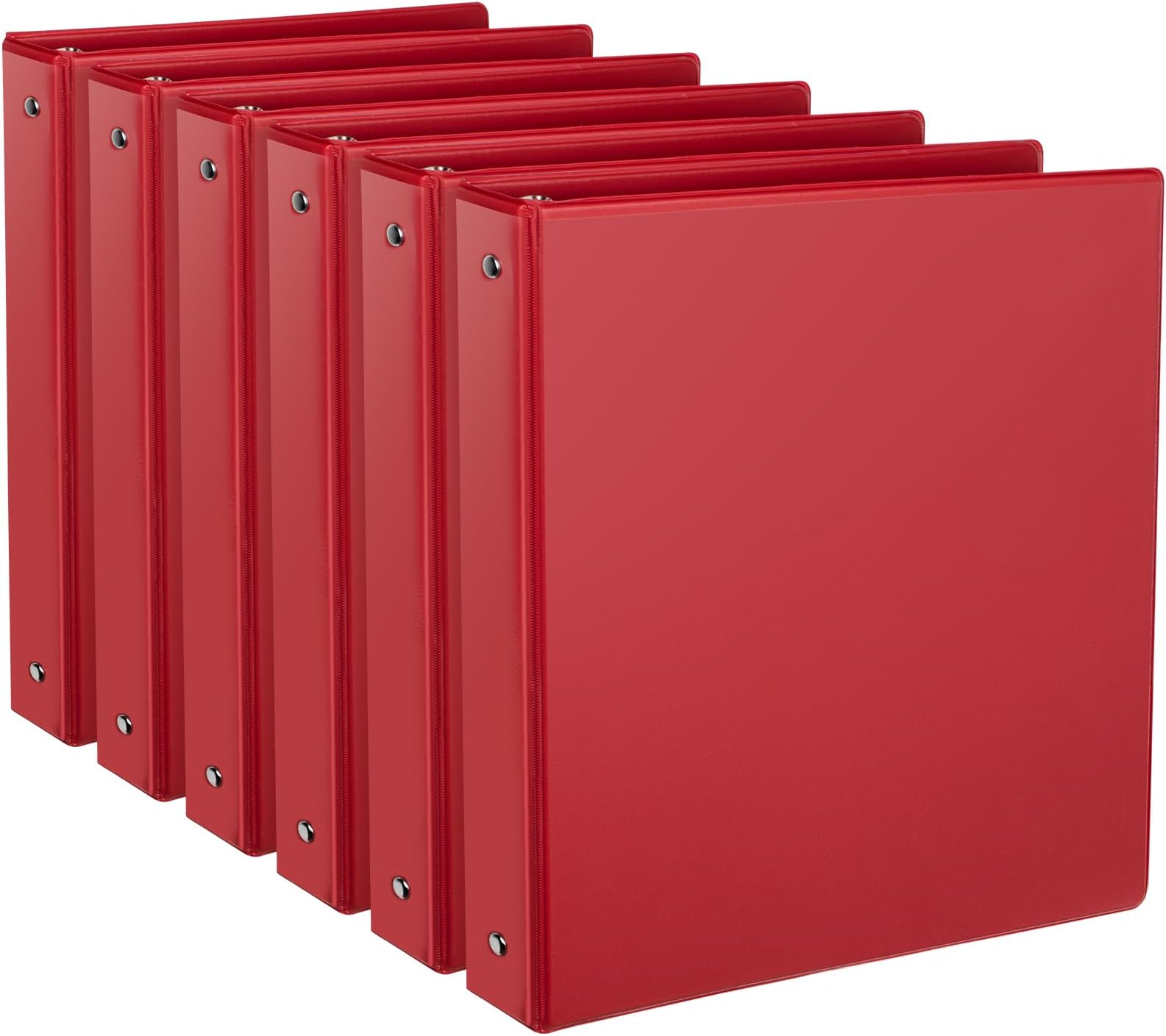 Amazon.com : CIXILDTS 1-Inch Round Ring Binder, Standard 3 Ring Binder ...