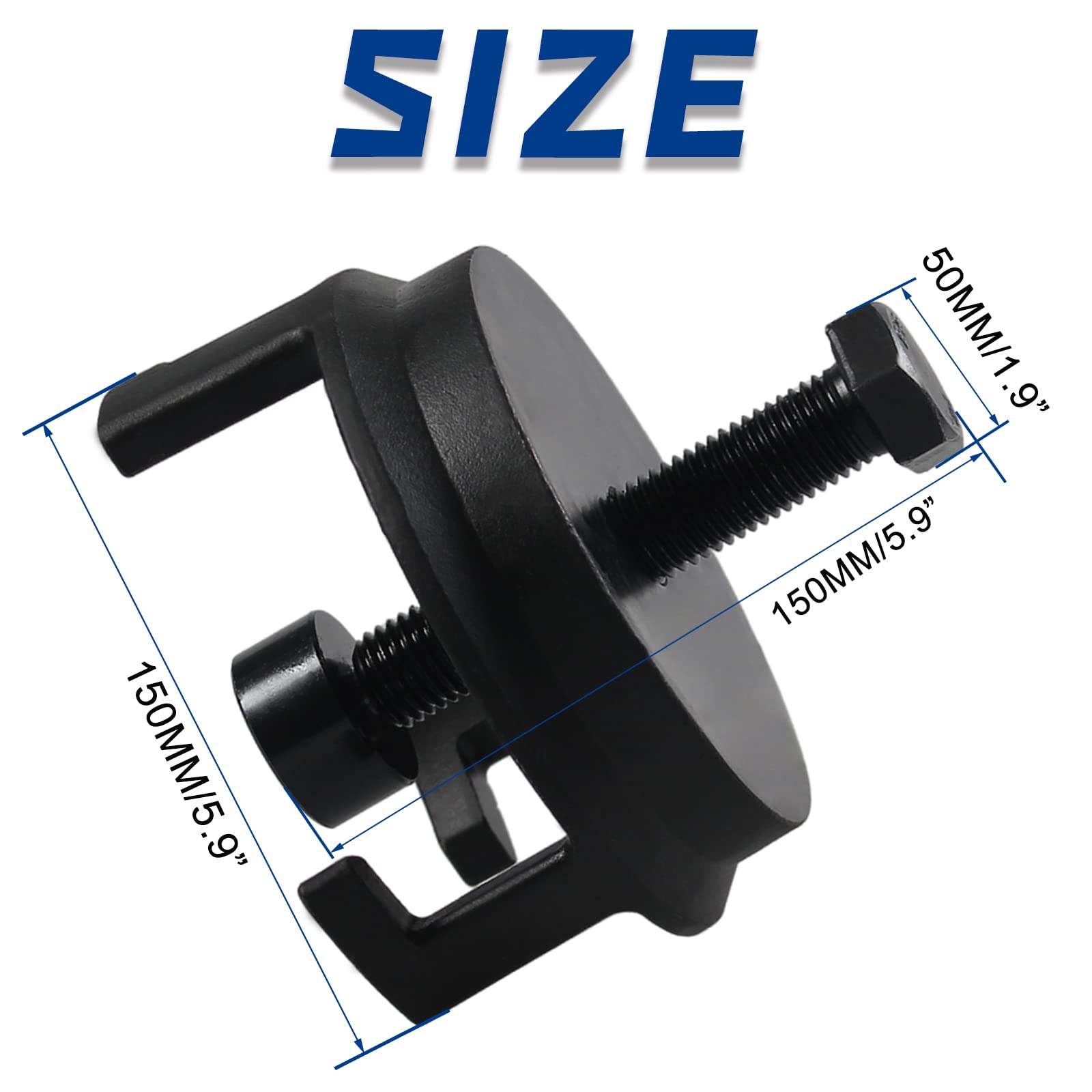 YESHMA Compatible With GM 25264 LS Harmonic Balancer Puller Crank ...