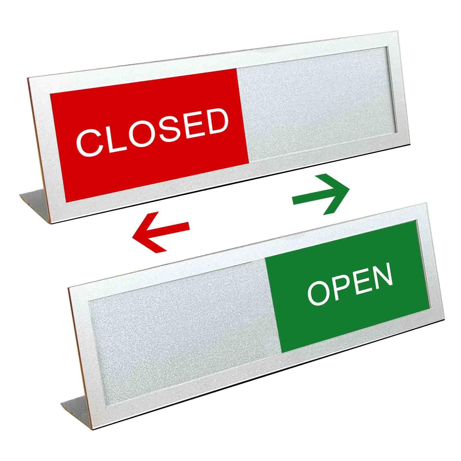 Amazon.com : Open Closed Sign, Open Signs Privacy Slide Door Sign ...