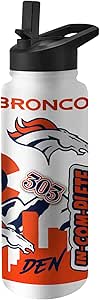Amazon.com : logobrands Denver Broncos 34oz. Native Quencher Bottle ...