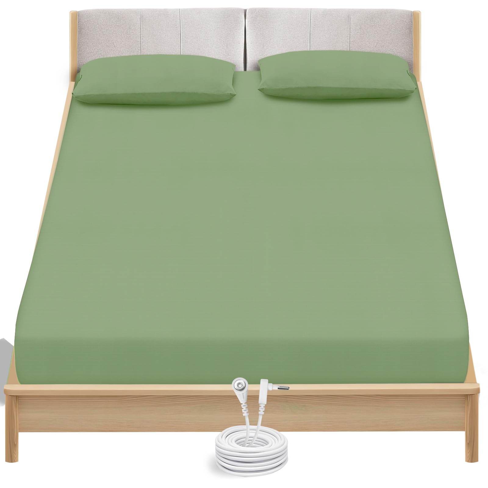 Amazon.com: Grounding Sheets King Size - Organic Cotton and Silver ...