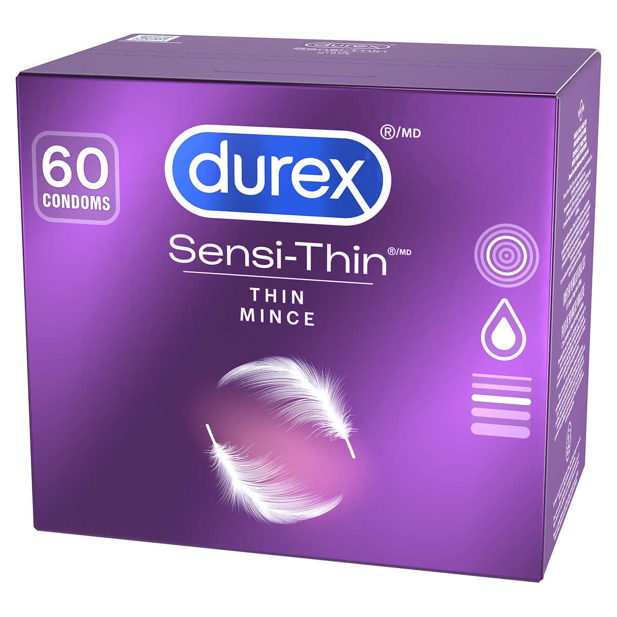 Durex Ultra Sensi-thin Condoms60 Pcs super thin condoms//Package May ...