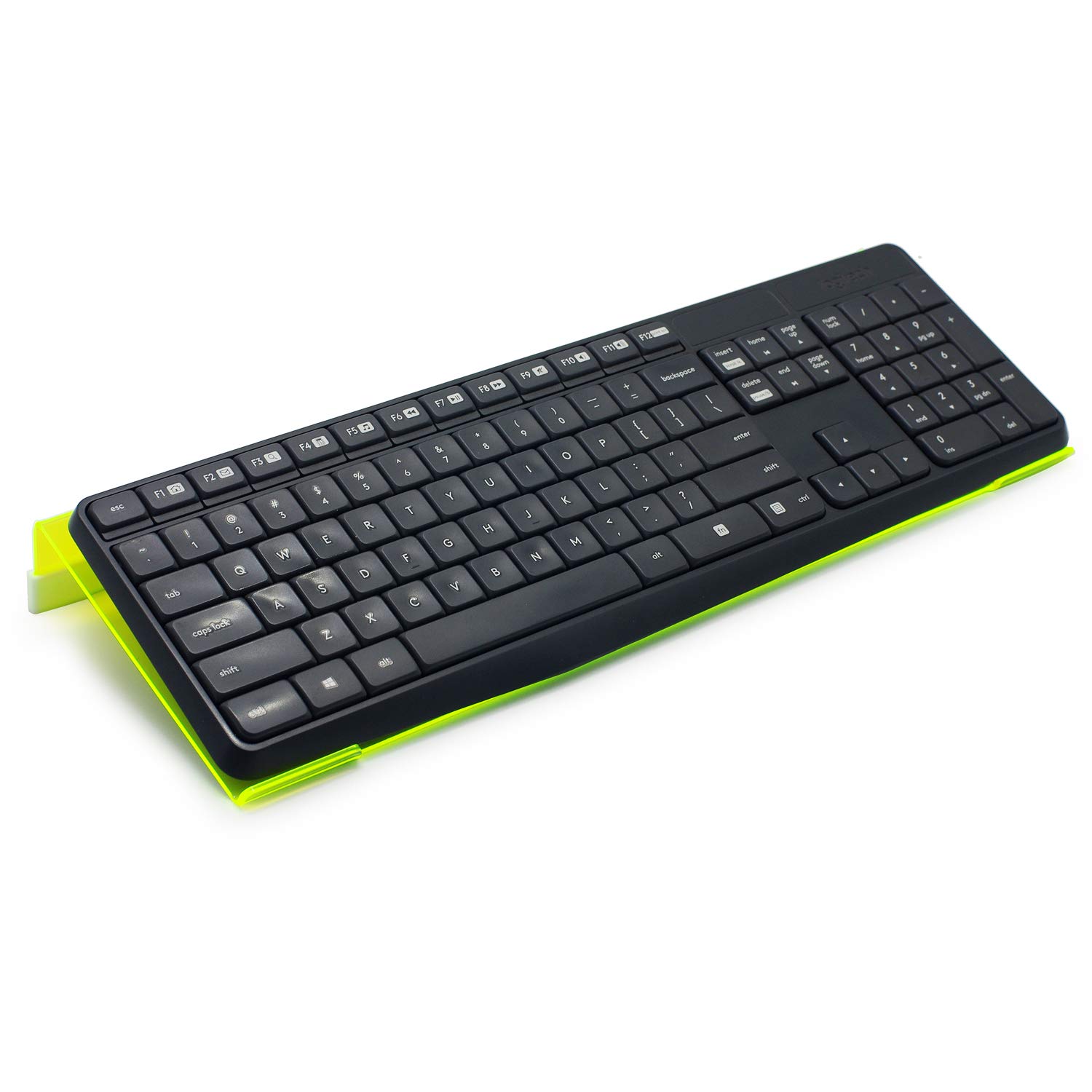 Snapklik.com : Richboom Epoptic Green Acrylic Tilted Computer Keyboard ...