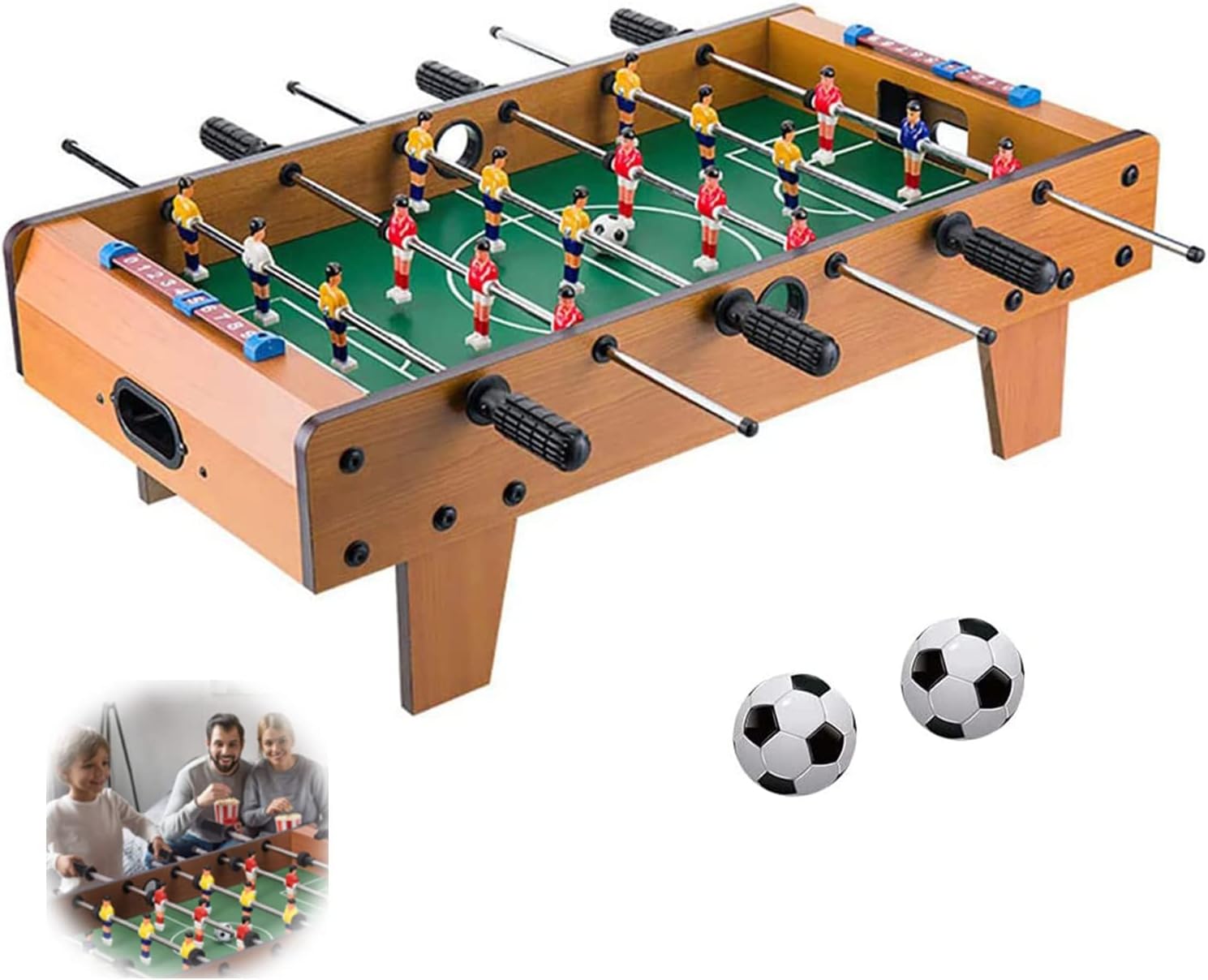 Mofish Foosball Tabletop Games, Table Football Toy for Kids Adults Hand ...
