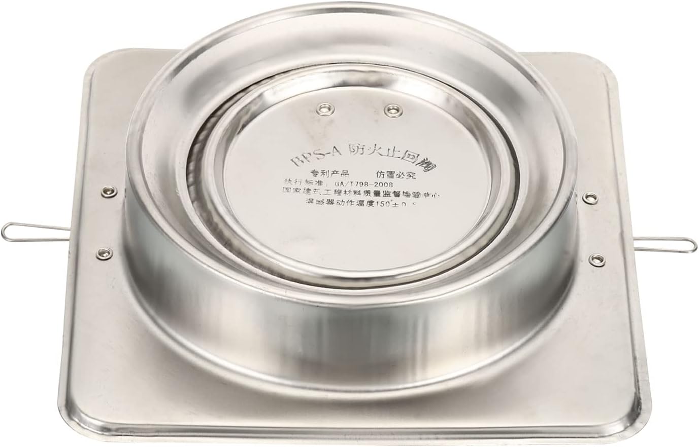 PATIKIL 4 Inch Backdraft Damper, Stainless Steel Flexible Airflow ...