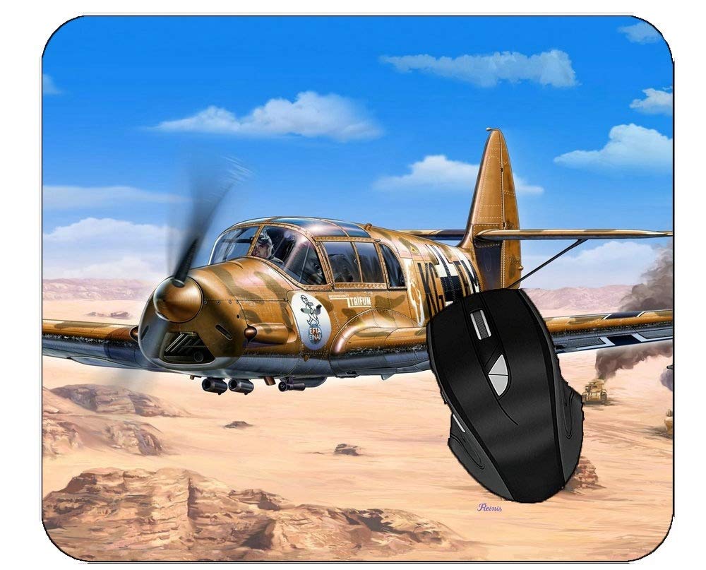 Computer Desk Mat Aircraft Messerschmitt Bf 108 Taifun Warplane Mouse ...