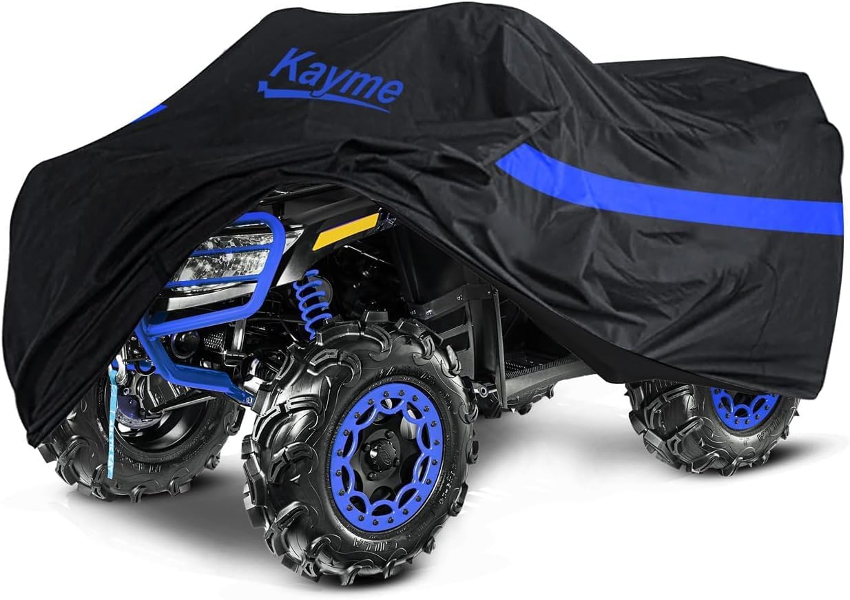 Amazon.com: Kayme ATV Cover Waterproof Outdoor Heavy Duty, 4 Wheeler ...